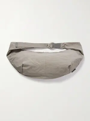 MASTER-PIECE CO Sash Large Leather-trimmed Sling Bag