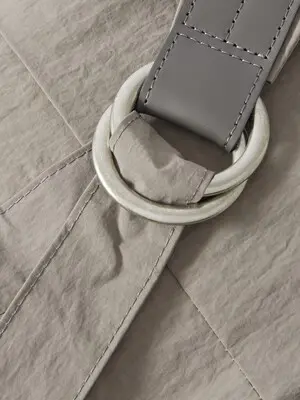 MASTER-PIECE CO Sash Large Leather-trimmed Sling Bag