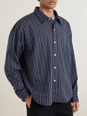 MFPEN Exact Striped Cotton-poplin Shirt