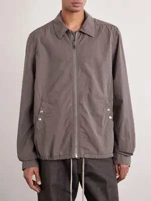 Rick Owens Organic Cotton-ripstop Blouson Jacket