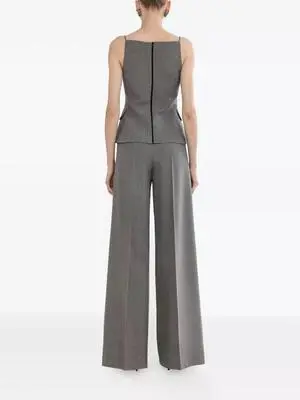 NISSA Sequined Wide-leg Trousers