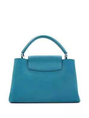 LOUIS VUITTON Capucines Mm Satchel - Blue