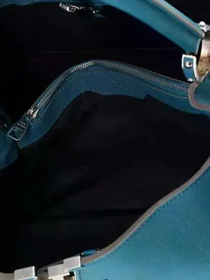 LOUIS VUITTON Capucines Mm Satchel - Blue