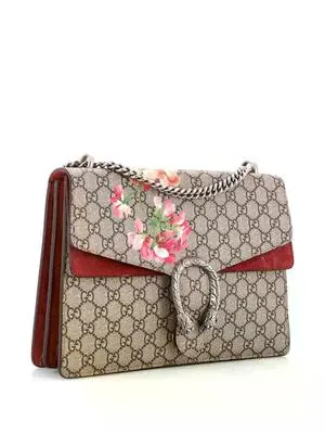 Gucci Dionysus Blooms Print Gg Coated Canvas Medium Shoulder Bag - Brown