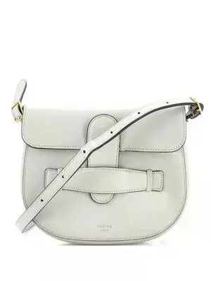 Celine Symmetrical Leather Mini Crossbody Bag - Neutrals
