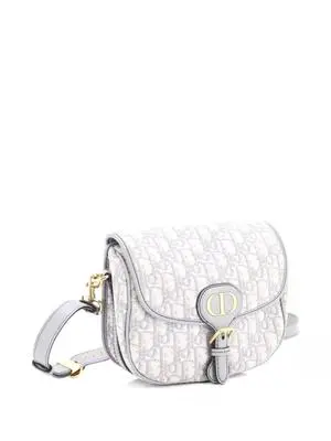 Dior Bobby Flap Bag Oblique Canvas Medium - Grey