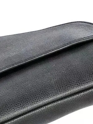 Dior Saddle Handbag Leather Mini Shoulder Bag - Black