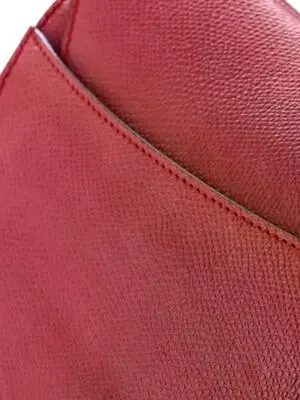 Dior Saddle Handbag Leather Mini Shoulder Bag - Red