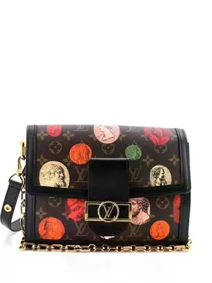 LOUIS VUITTON Dauphine Limited Edition Fornasetti Cameo Monogram Canvas Mm - Black