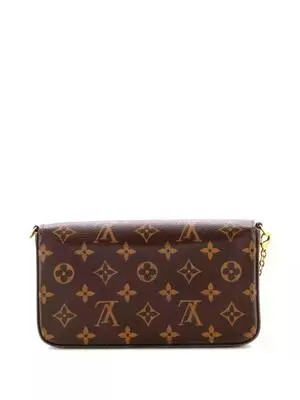 LOUIS VUITTON Felicie Pochette Monogram Canvas - Brown