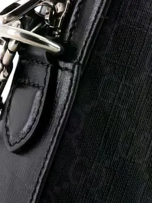 Gucci Interlocking G Patch Gg Coated Canvas Small Shoulder Bag