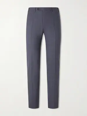 Canali Straight-leg Super 130s Wool Suit Trousers