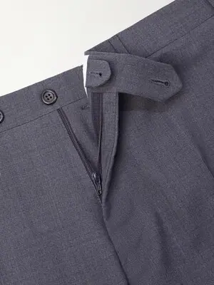 Canali Straight-leg Super 130s Wool Suit Trousers