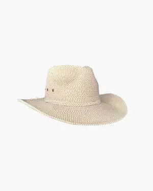 Eric Javits Women's Western Hat White Mix