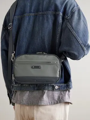 MASTER-PIECE CO Spec Cordura® And Leather Messenger Bag