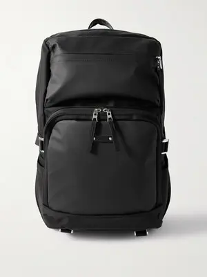 MASTER-PIECE CO Spec Cordura®-trimmed Mastertex-09™ And Leather Backpack - Black
