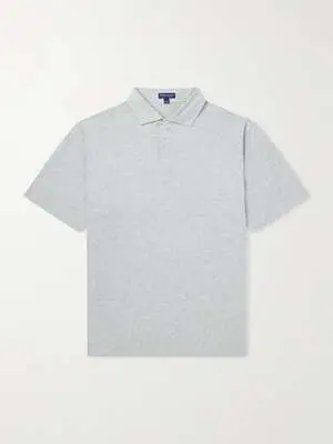 Peter Millar Excursionist Stretch-cotton And Modal-blend Polo Shirt - Gray