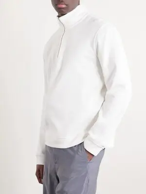 Mr P. Cotton Half-zip Sweater