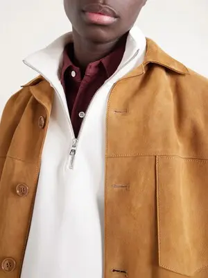 Mr P. Cotton Half-zip Sweater
