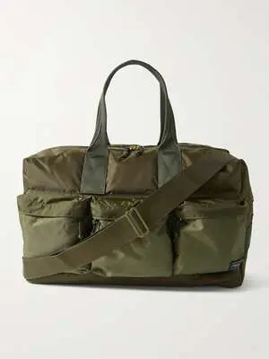 PORTER-YOSHIDA & CO Force 2way Nylon Duffle Bag - Army Green