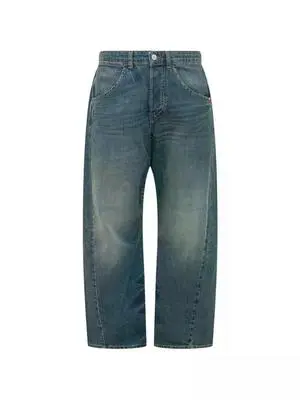 AMISH SUPPLIES Twist Straight Leg Jeans - Blue