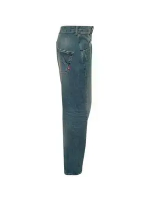 AMISH SUPPLIES Twist Straight Leg Jeans - Blue