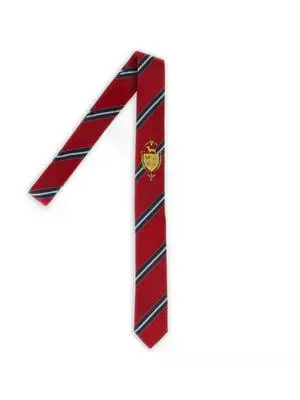 Thom Browne Striped Neck Tie - Red