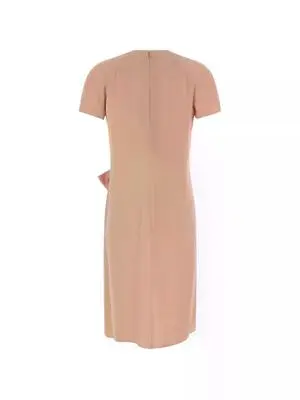 Valentino Garavani Bow-detail Midi Dress - Pink