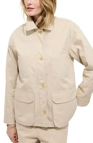 ALEX MILL Cotton Painter Jacket - Sand
