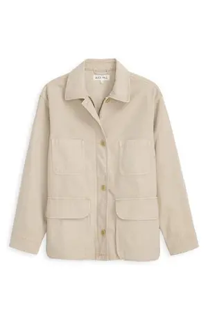 ALEX MILL Cotton Painter Jacket - Sand