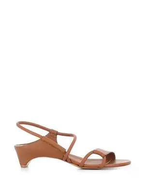 DEL CARLO Strap Sandals - Brown