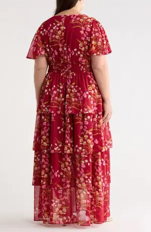 SUGARLIPS Ginnie Amabel Tiered Maxi Dress