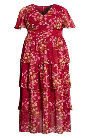 SUGARLIPS Ginnie Amabel Tiered Maxi Dress