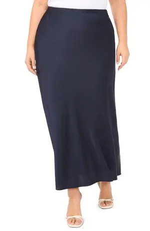 Halogen Pull On Maxi Skirt - Baritone Blue