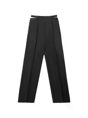 JIL SANDER Cut-out-detail Trousers - Black