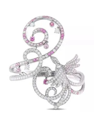 Van Cleef & Arpels Oiseaux De Paradis Diamond And Sapphire Bracelet