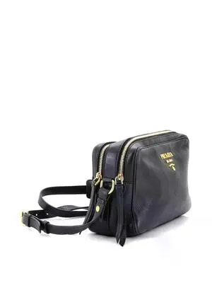 Prada Double Zip Camera Bag Vitello Phenix Medium Crossbody Bag