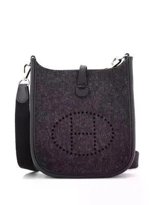 Hermès Evelyne Gen Iii Felt Tpm Crossbody Bag - Grey