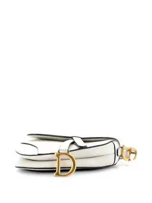Dior Saddle Mini Shoulder Bag - White