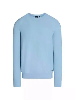 ALPHA TAURI Textured Sweater - Blue