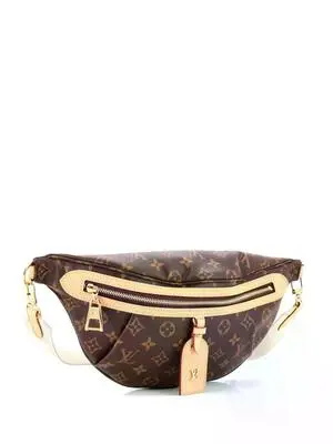 LOUIS VUITTON High Rise Bum Bag Monogram Canvas Belt Bag - Brown