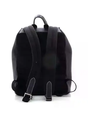 Dior Saddle Single Pocket Leather Large Backpack