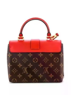 LOUIS VUITTON Locky Bb Satchel Monogram Canvas - Red