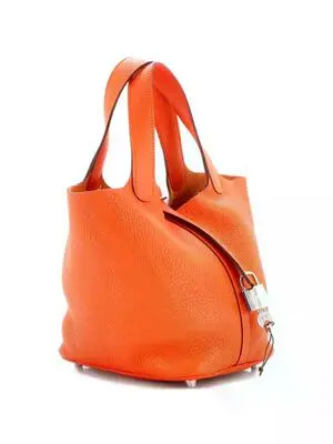 Hermès Picotin Lock Clemence Pm - Orange