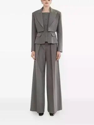 NISSA Sequined Cropped Blazer