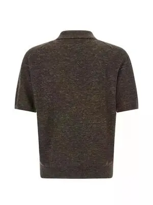 THE ROW Borges Short-sleeve Polo Shirt - Brown