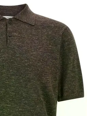 THE ROW Borges Short-sleeve Polo Shirt - Brown