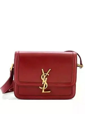 Saint Laurent Solferino Bag Leather Small Crossbody Bag - Red