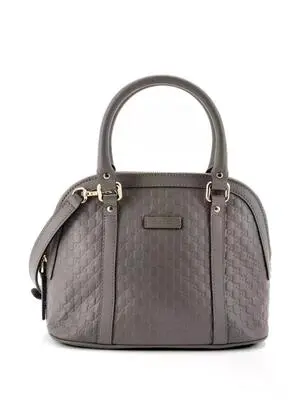Gucci Convertible Dome Microguccissima Leather Mini Satchel