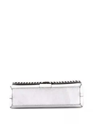 LOUIS VUITTON Chain Bag Whipstitch Leather Shoulder Bag
